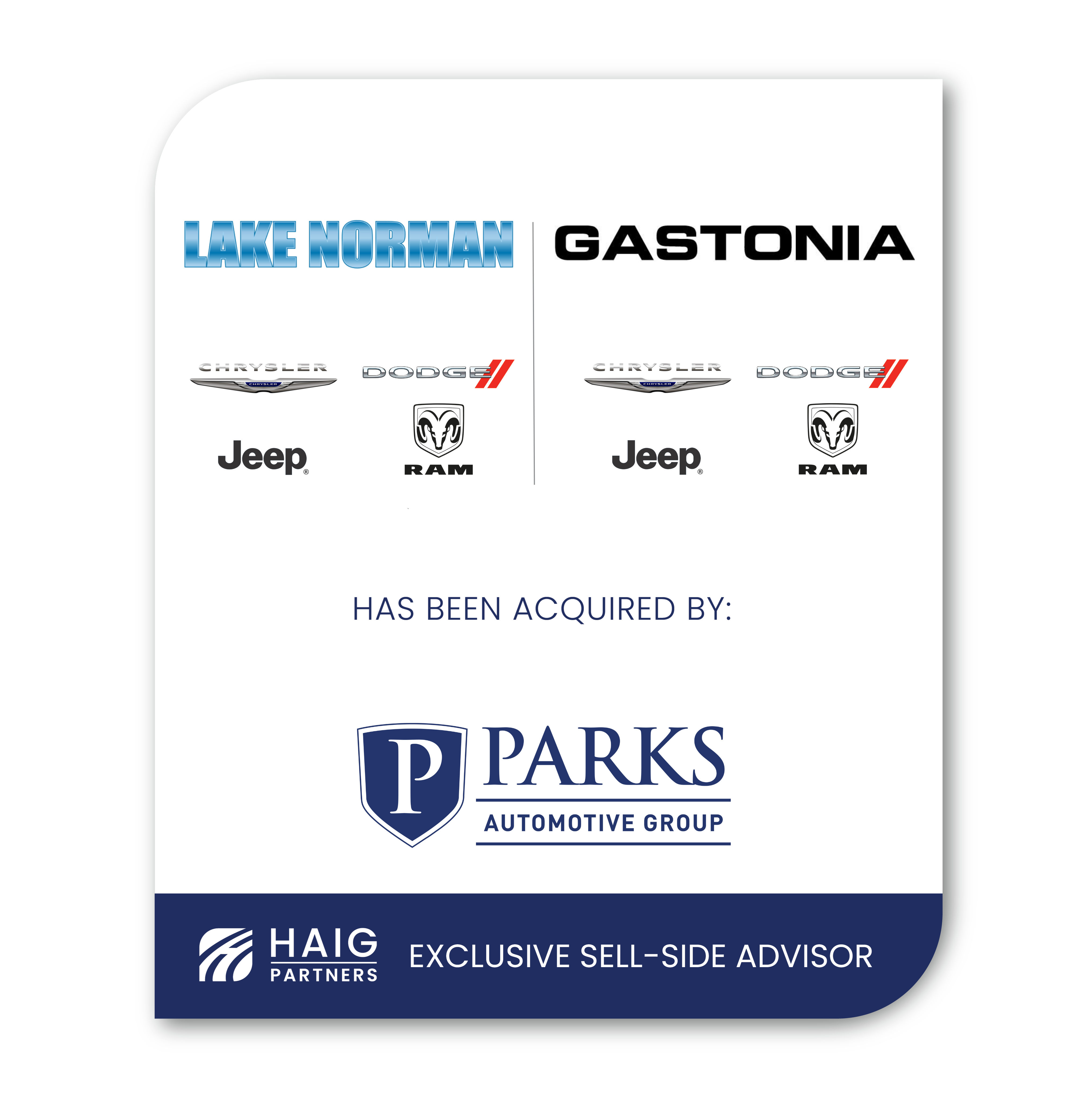 Haig Partners Served as the Exclusive Sell-Side Advisor to the Salzman ...